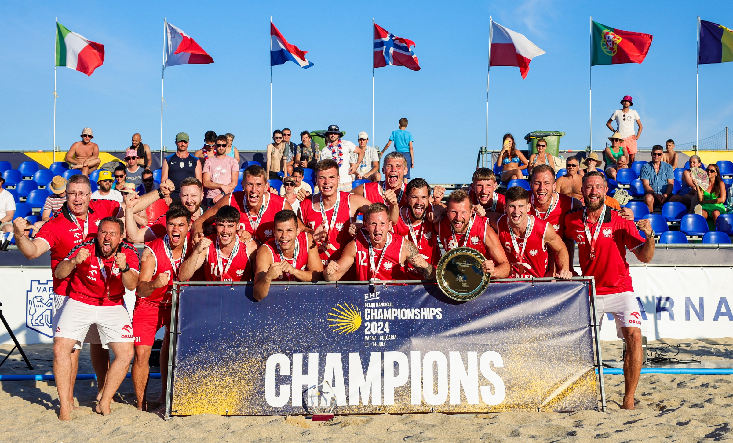 Poland and Hungary take Beach Handball Championship 2024 titles