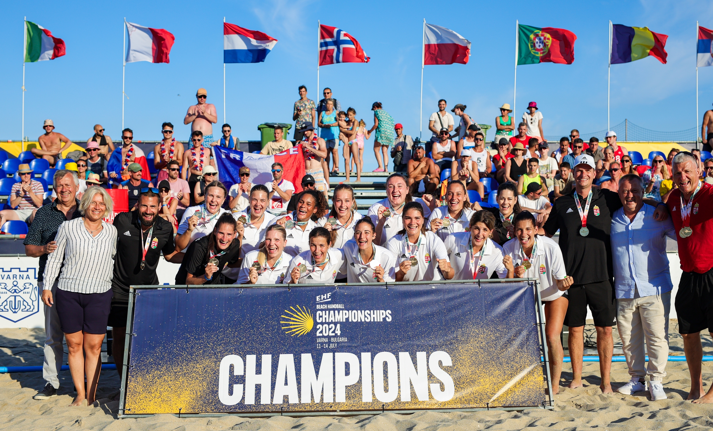 Poland and Hungary take Beach Handball Championship 2024 titles