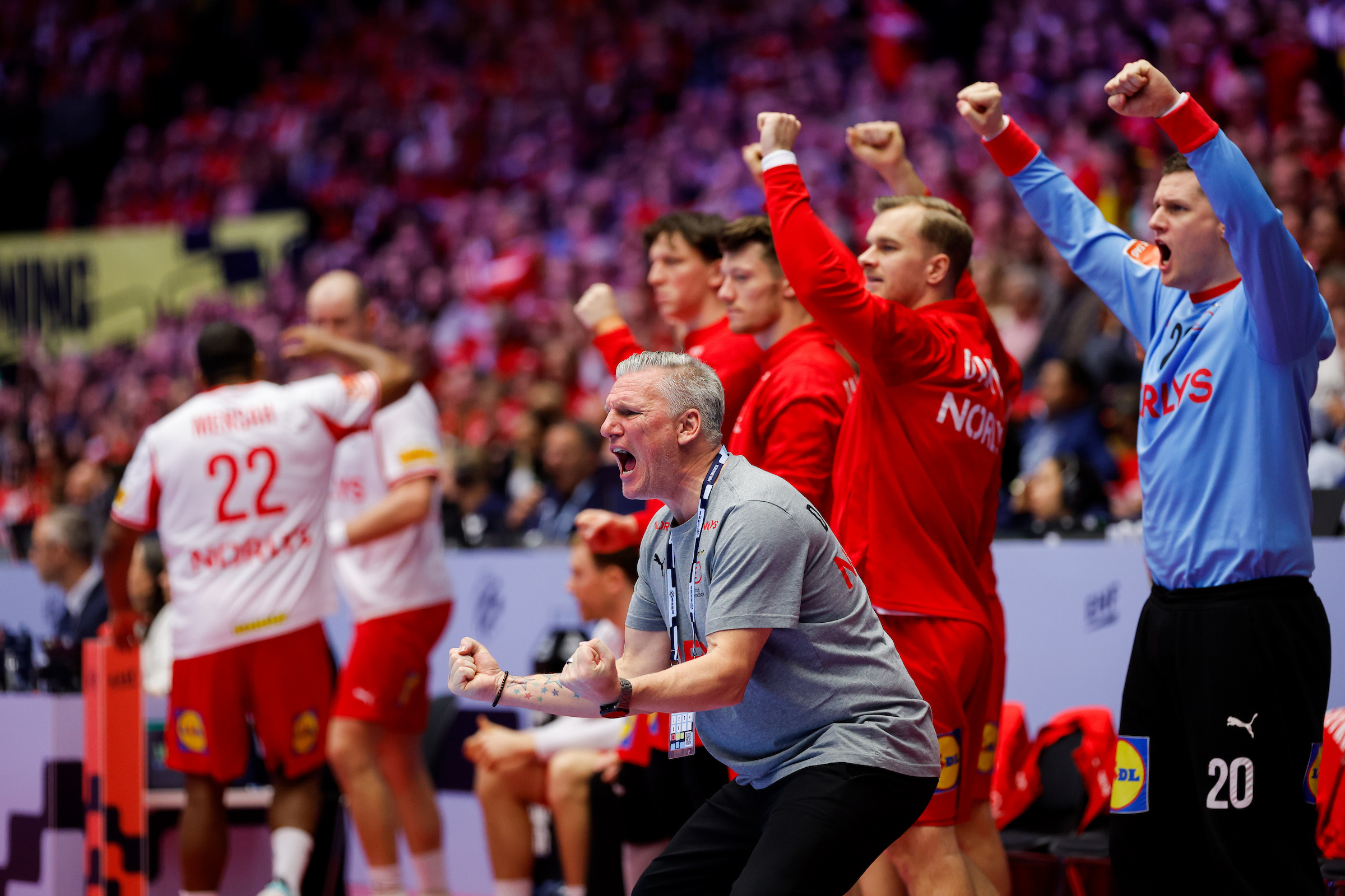 Denmark secure EHF EURO semi-finals after high-octane clash vs Germany