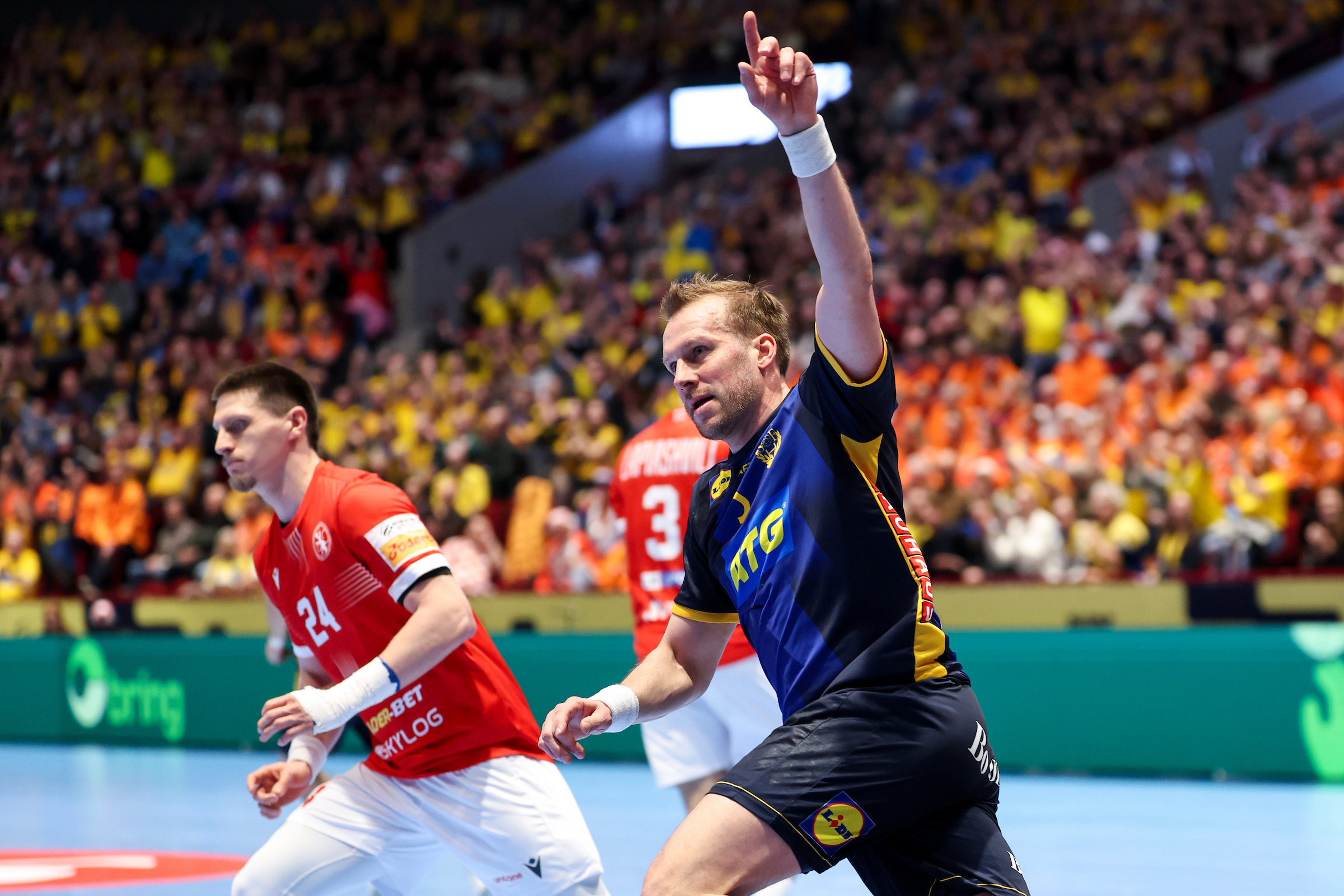 Handball EURO 2026: Strong Sweden reach main round